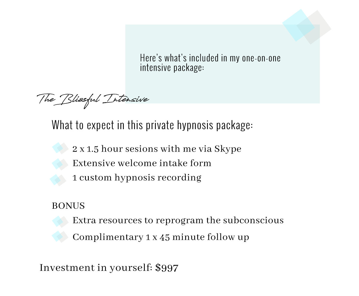 Private Sessions | Life So Blissful